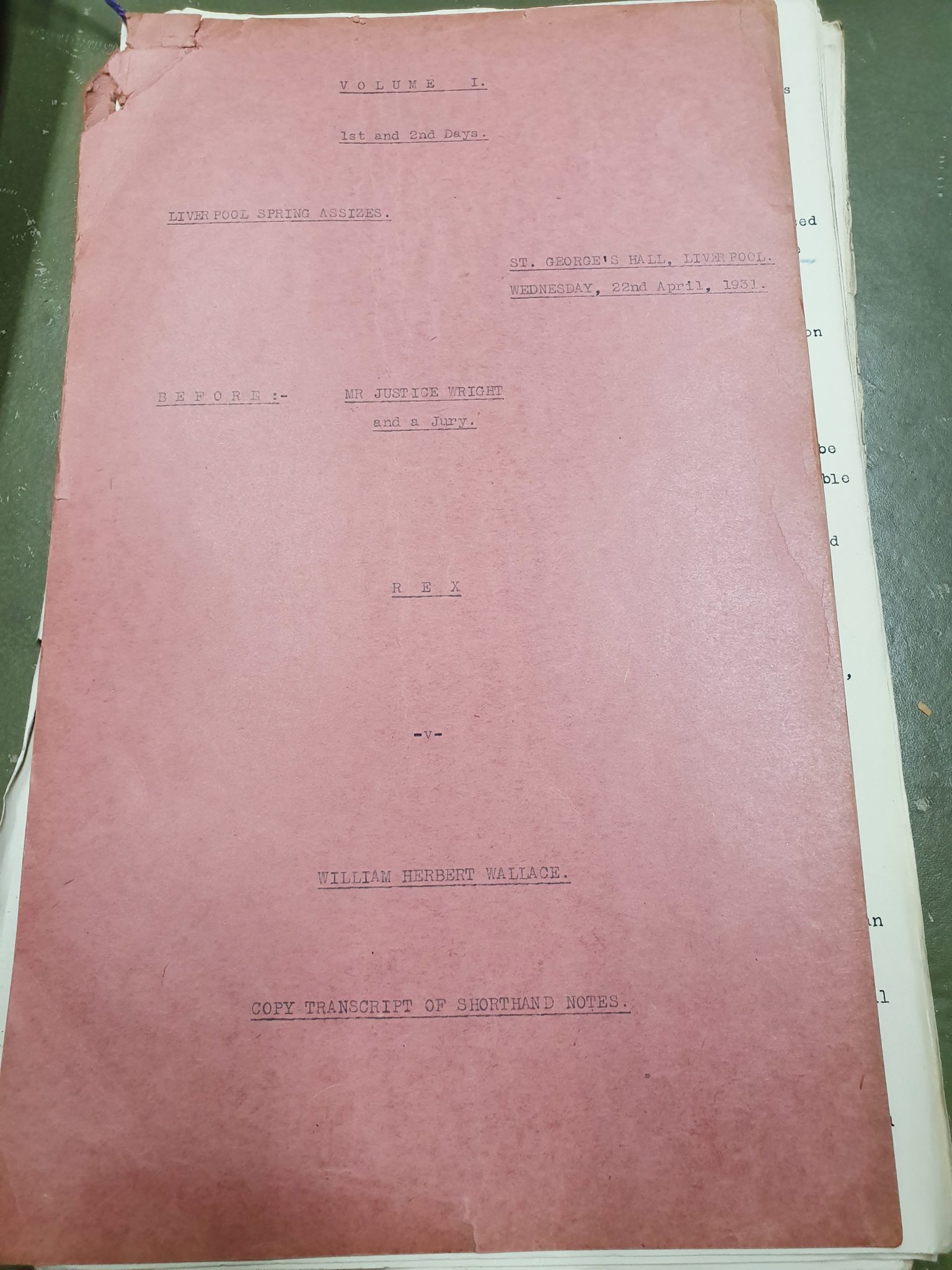 Full Text of the Trial of William Herbert Wallace (Unabridged) | The ...